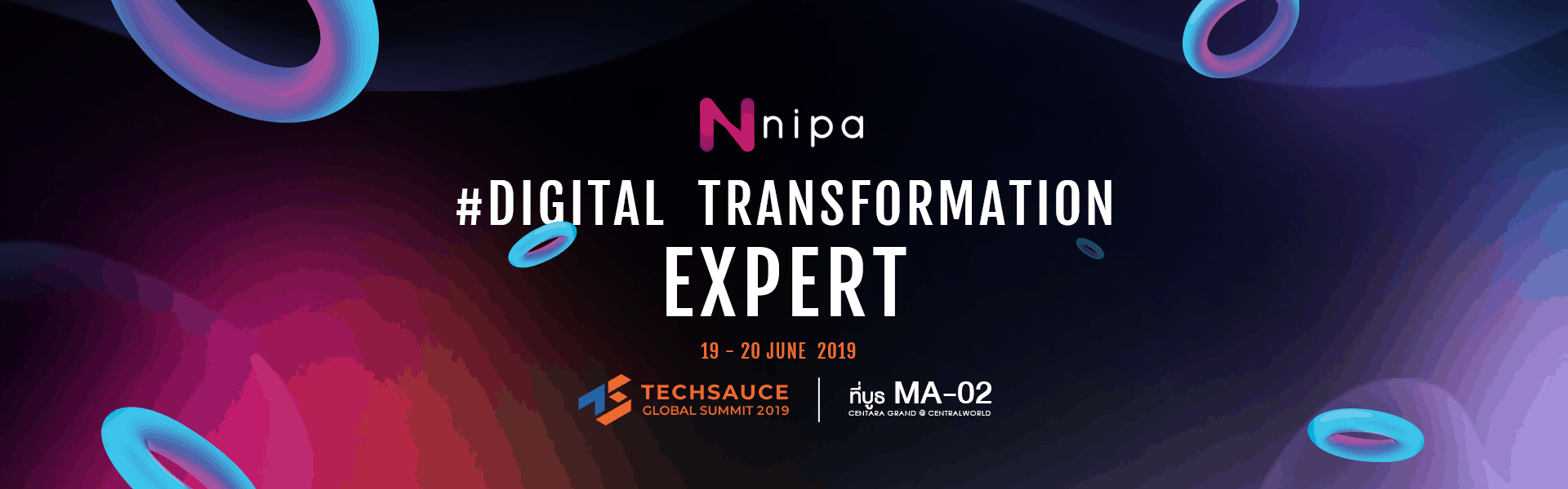 NIPA showcases its technology at Techsauce Global Summit 2019 Nipa Cloud