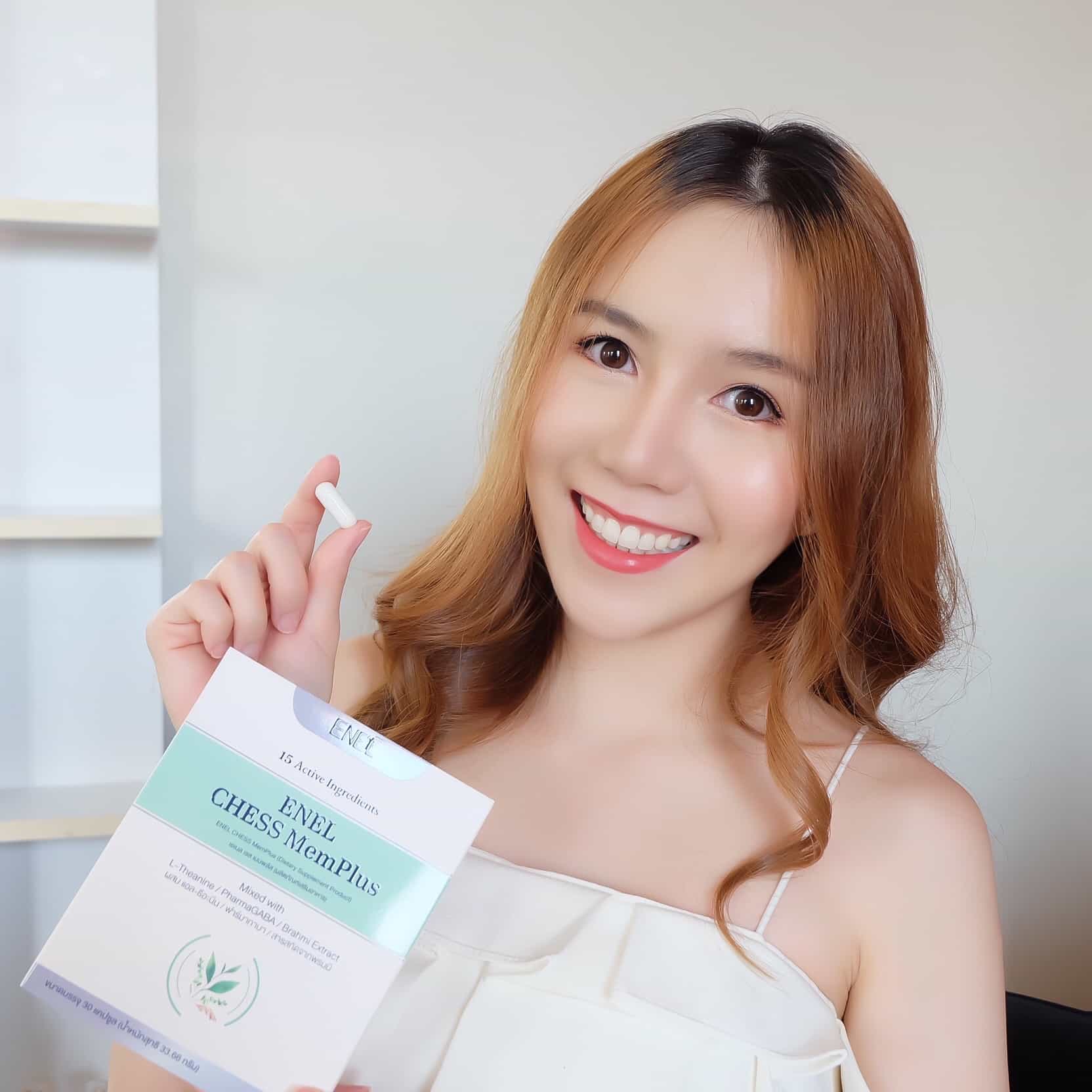 รีวิวตัวช่วยดูแลสมอง นอนง่าย ที่ณิชาเลิฟสุด ENEL CHESS MemPlus